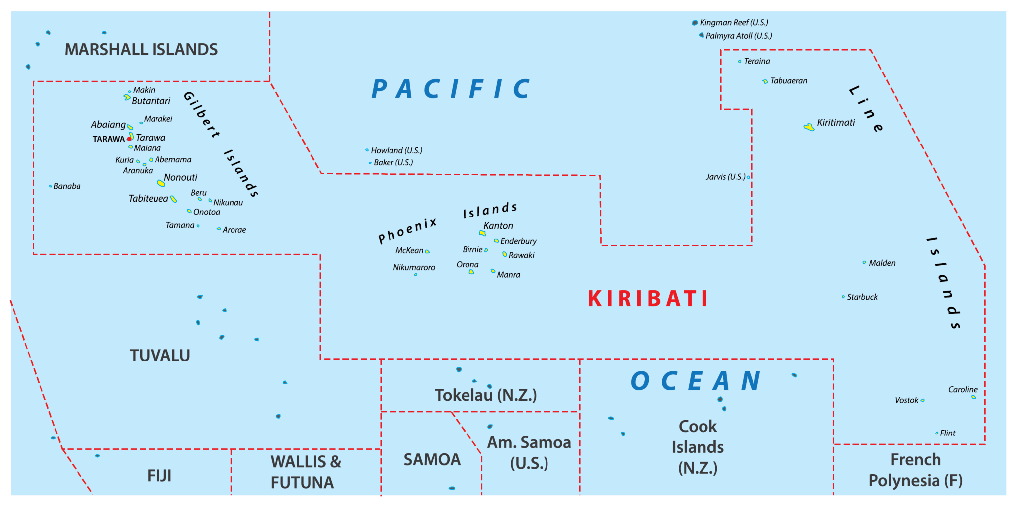 Reef Islands, Atolls… A Look at Kiribati’s Geography. – My Virtual ...