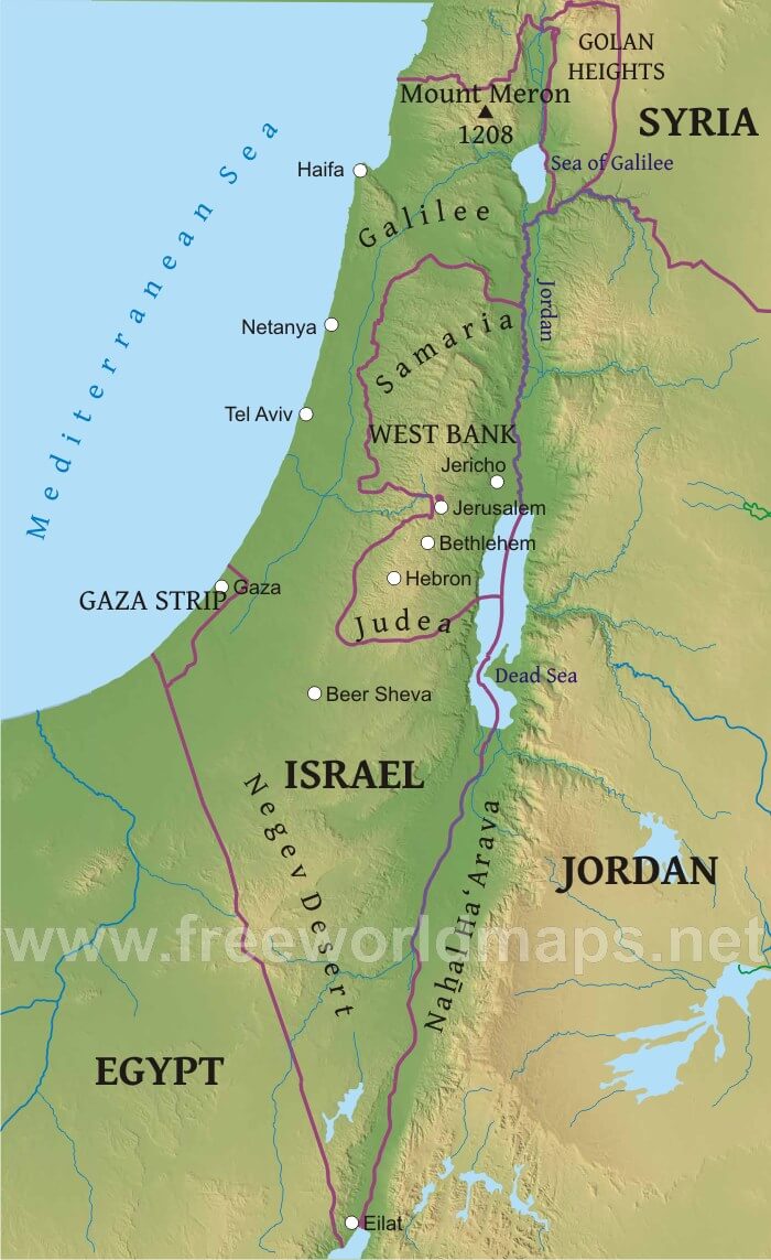 The Geography of Israel – My Virtual World Trip