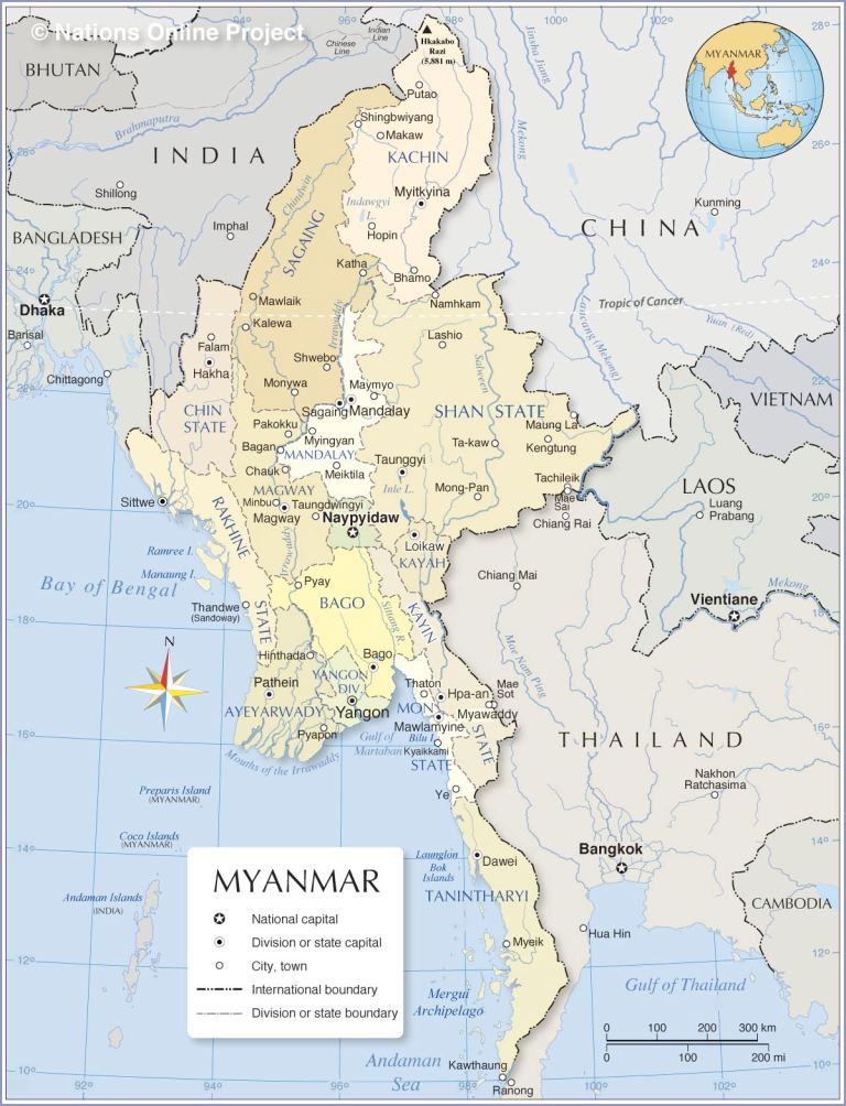 The Geography of Myanmar – My Virtual World Trip