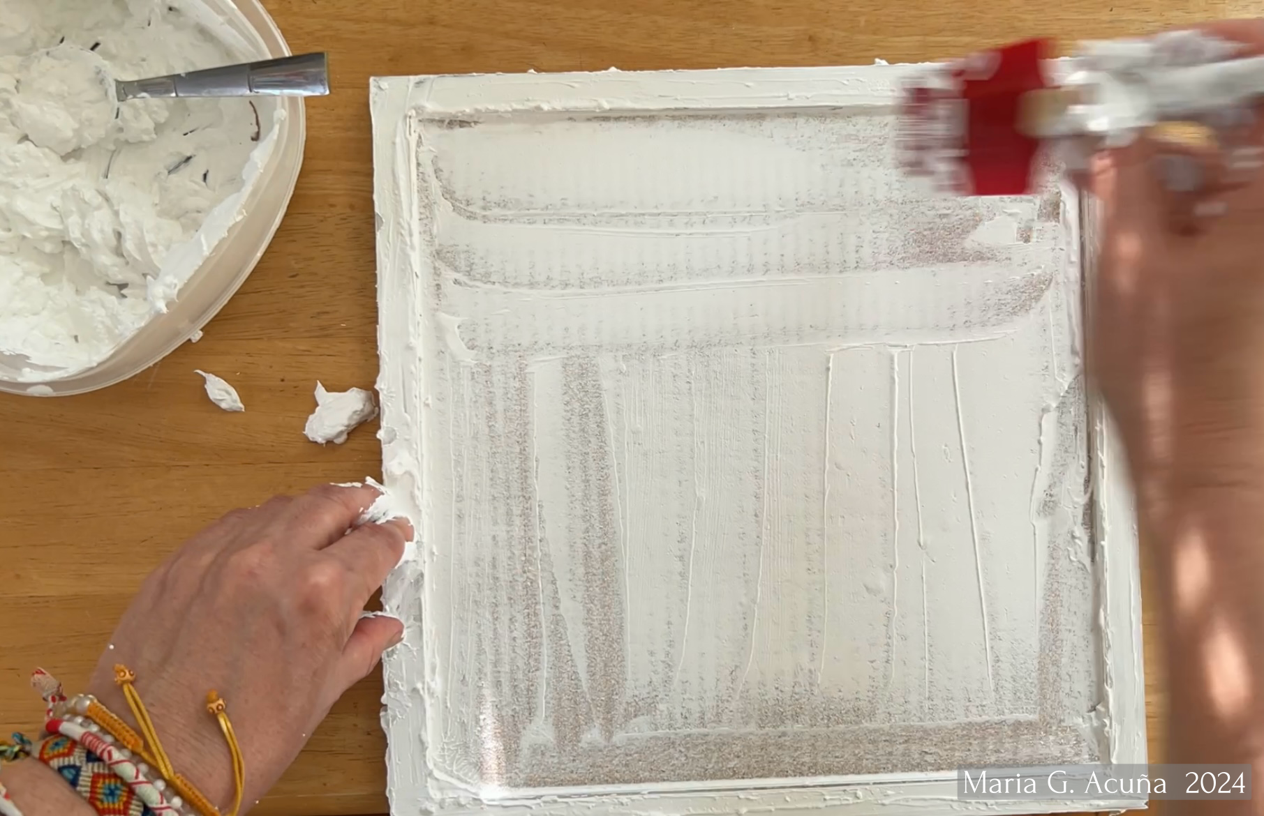 Creating an Imigongo Painting – My Virtual World Trip