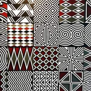 Imigongo, a traditional painting form from Rwanda. – My Virtual World Trip